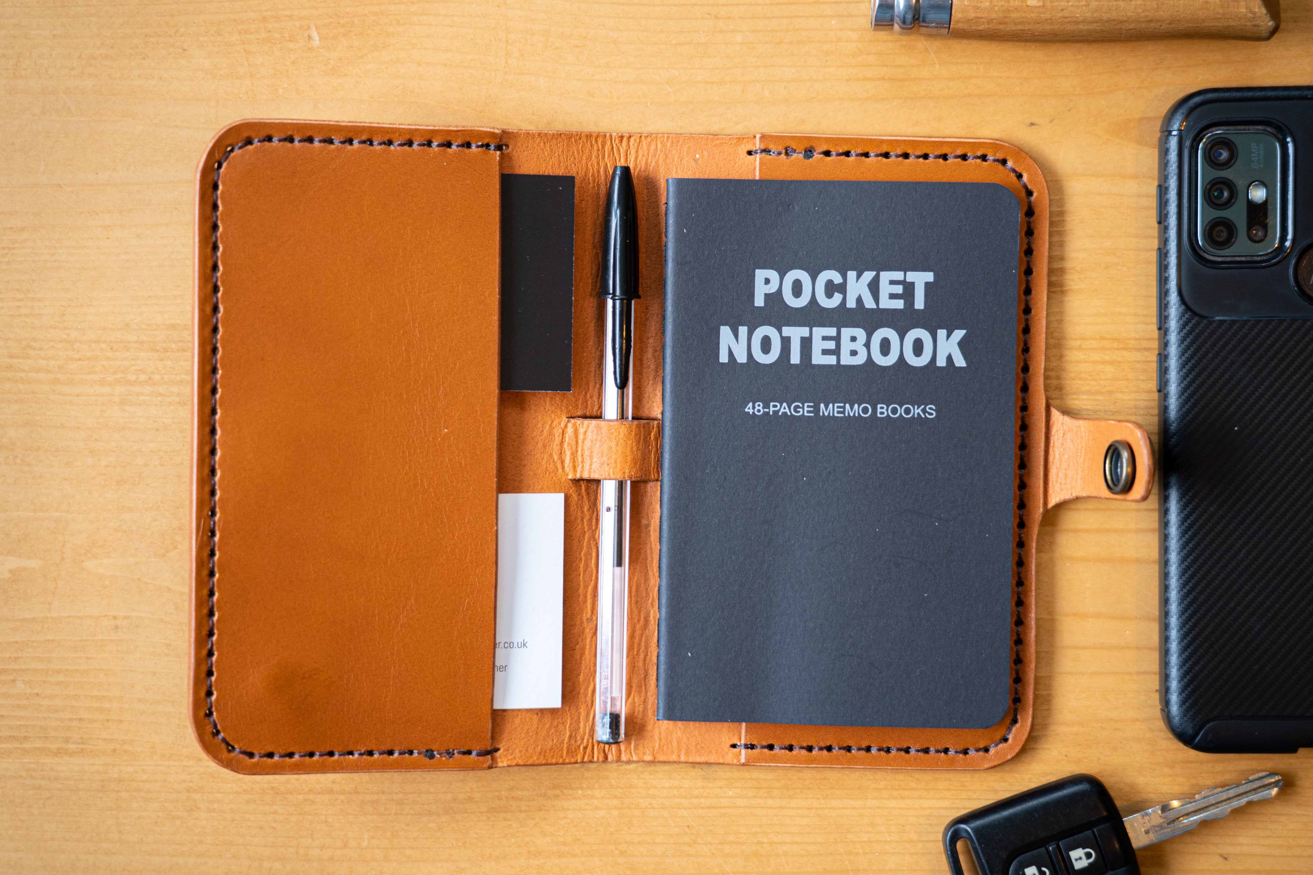 Leather notebook cover A6 – Jolie Leather